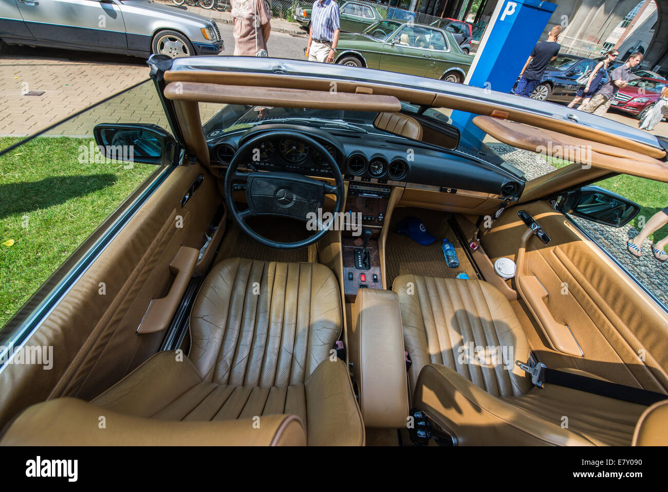 Mercedes-Benz R107 560 SL during mercedes vintage cars show in Mercedes ...