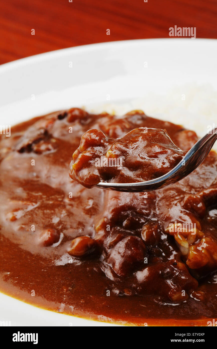 Curry And Rice Stock Photo - Alamy