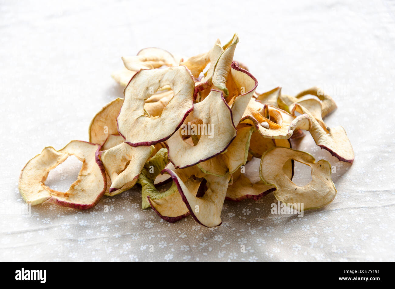 soft light on delicious dried apples Stock Photo - Alamy
