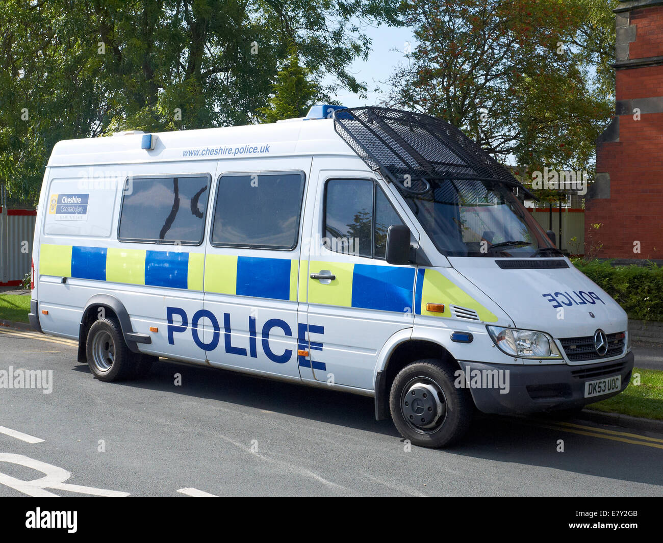 Cheshire police van UK Stock Photo - Alamy