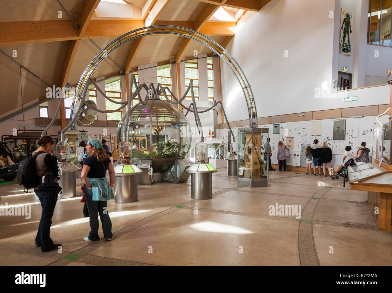 Eden project cornwall interior hi-res stock photography and images - Alamy