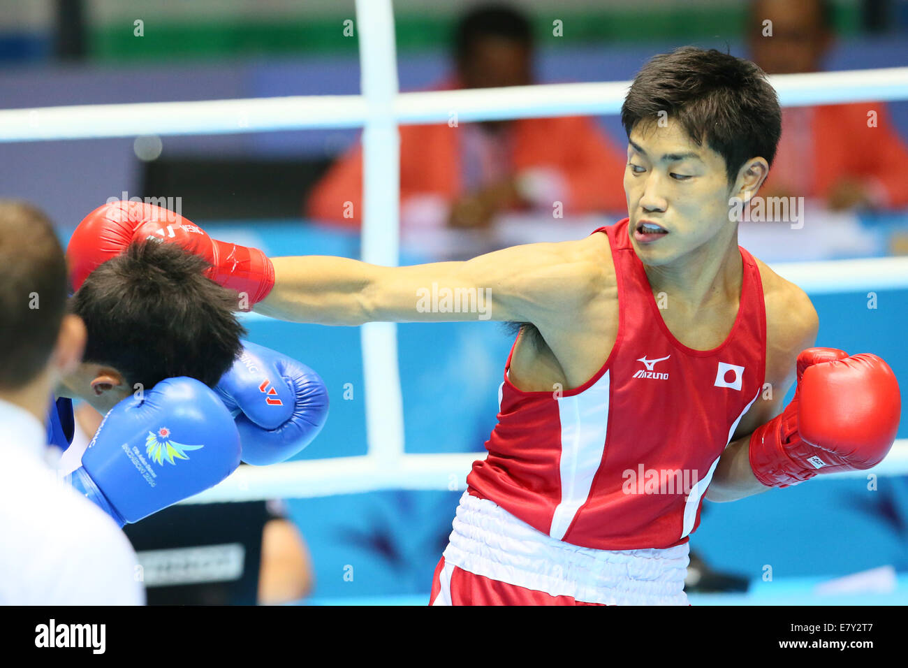 Incheon, South Korea. 26th Sep, 2014. Kenji Fujita (JPN) Boxing : Men's ...