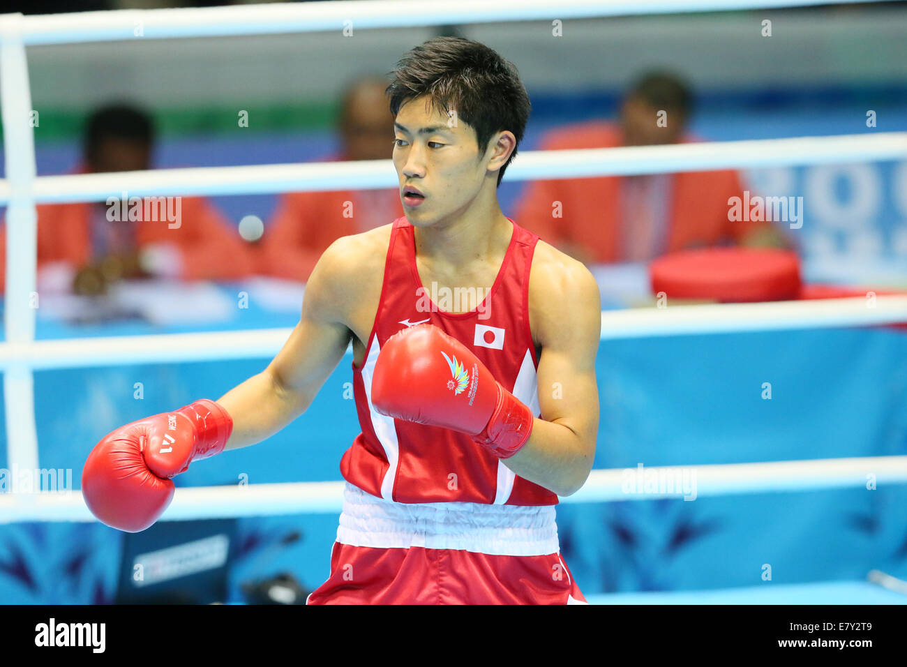 Incheon, South Korea. 26th Sep, 2014. Kenji Fujita (JPN) Boxing : Men's ...