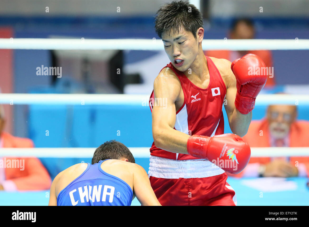 Incheon, South Korea. 26th Sep, 2014. Kenji Fujita (JPN) Boxing : Men's ...