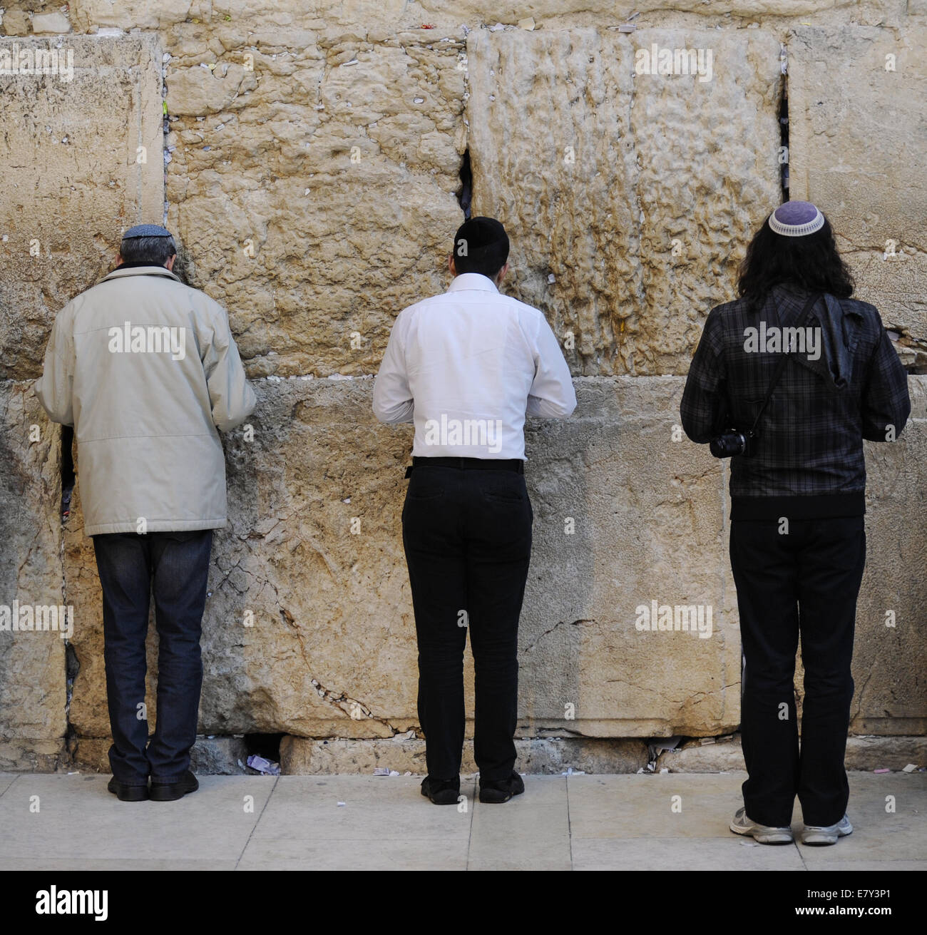 Praying At The Western Wall High Resolution Stock Photography and ...
