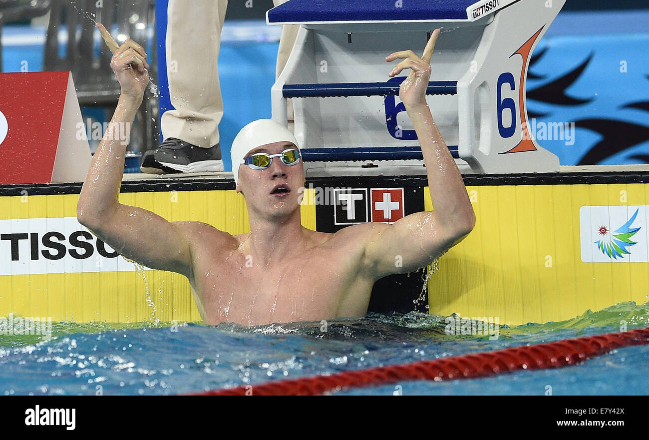 Incheon, South Korea. 26th Sep, 2014. Balandin Dmitriy of Kazakhstan ...