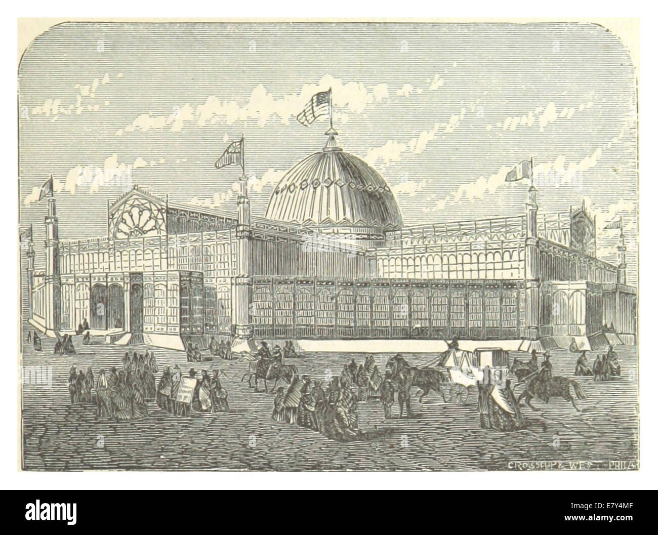 This 1876 illustration from the New York Exhibition of 1853 captures ...