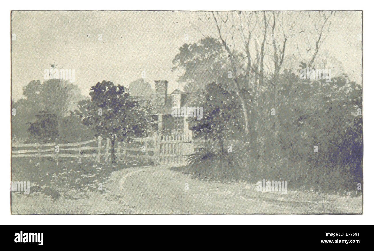 This 1889 illustration depicts a typical Florida home, showcasing the ...