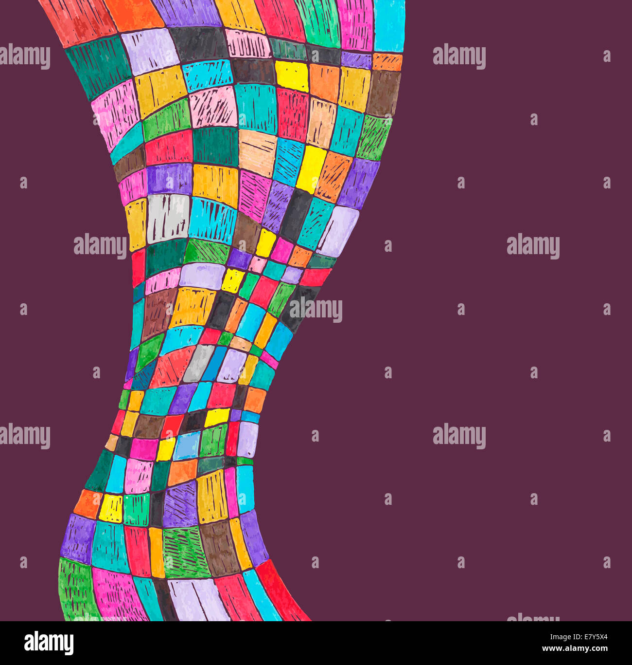 doodle marker drawing abstract background design Stock Photo - Alamy