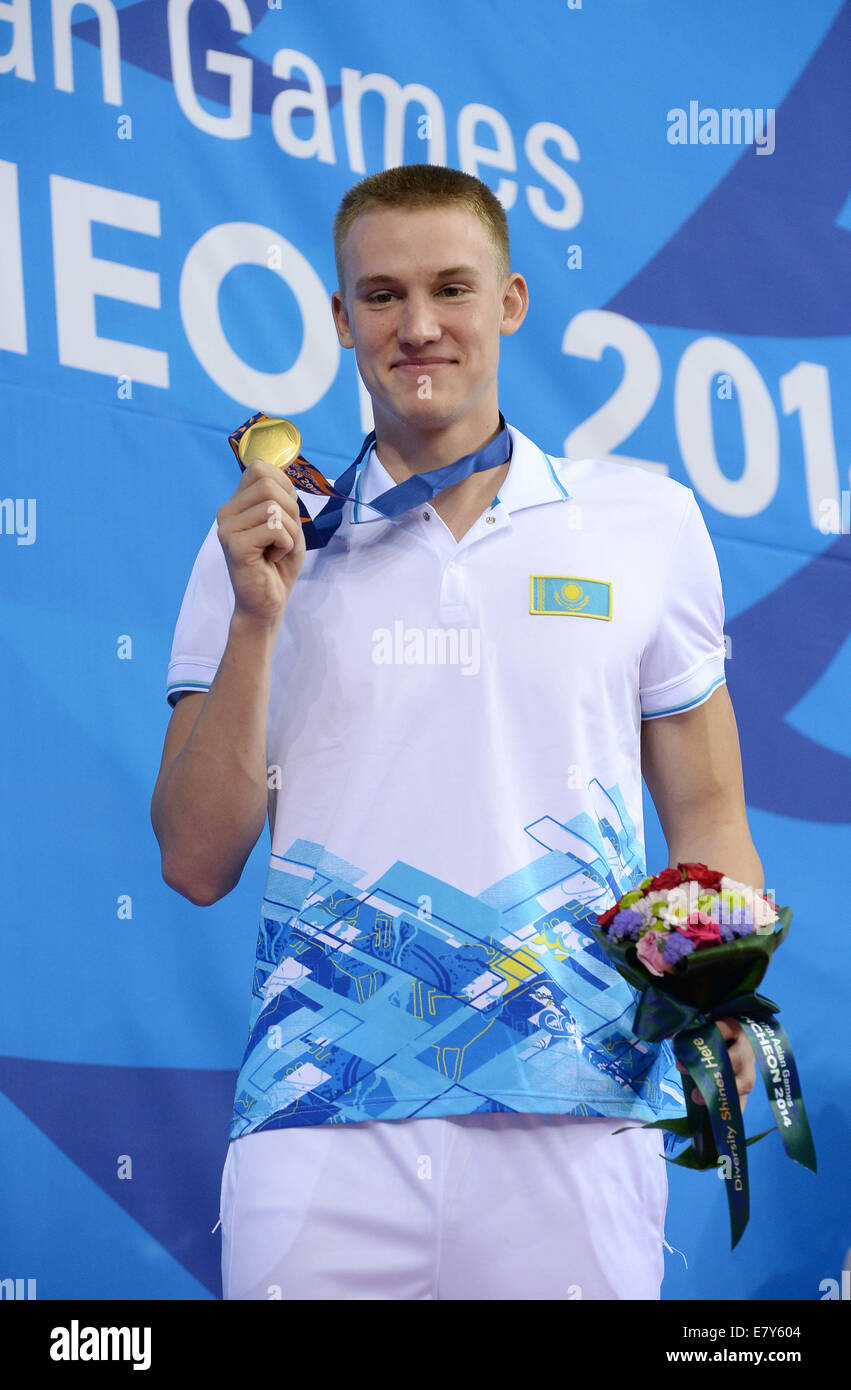 Incheon, South Korea. 26th Sep, 2014. Balandin Dmitriy of Kazakhstan ...