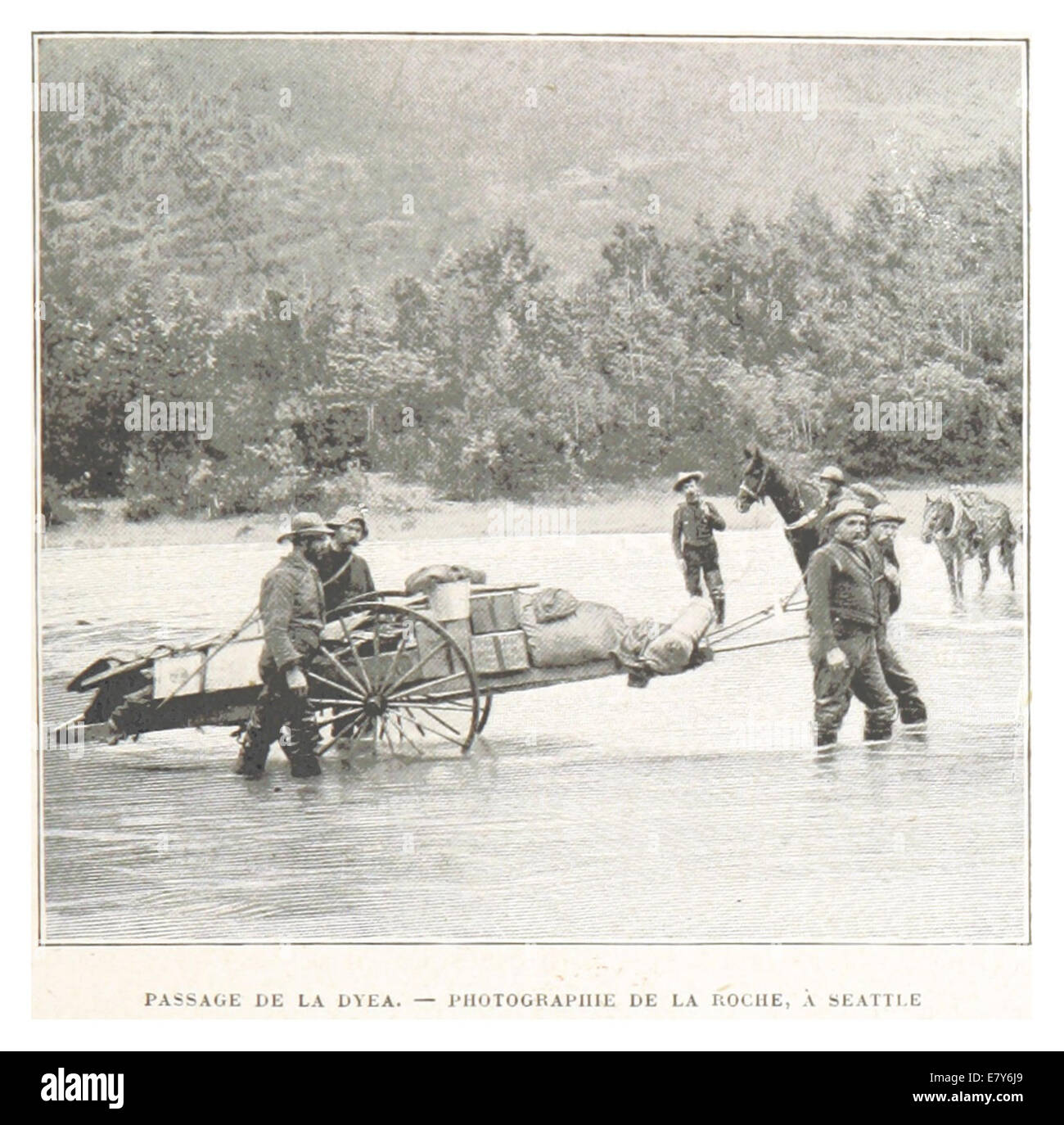 This 1899 illustration by Boillot features the Passage de la Dyea and a ...