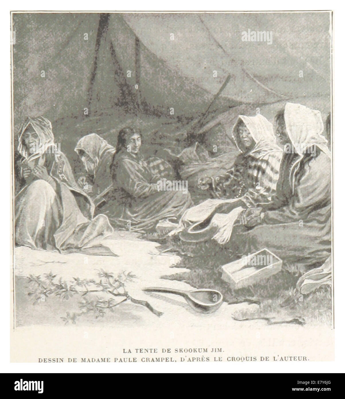 BOILLOT(1899) p229 LA TENTE DE SKOOKUM JIM. DESSIN DE MADAME PAULE ... BOILLOT(1899) p229 LA TENTE DE SKOOKUM JIM. DESSIN DE MADAME PAULE ...