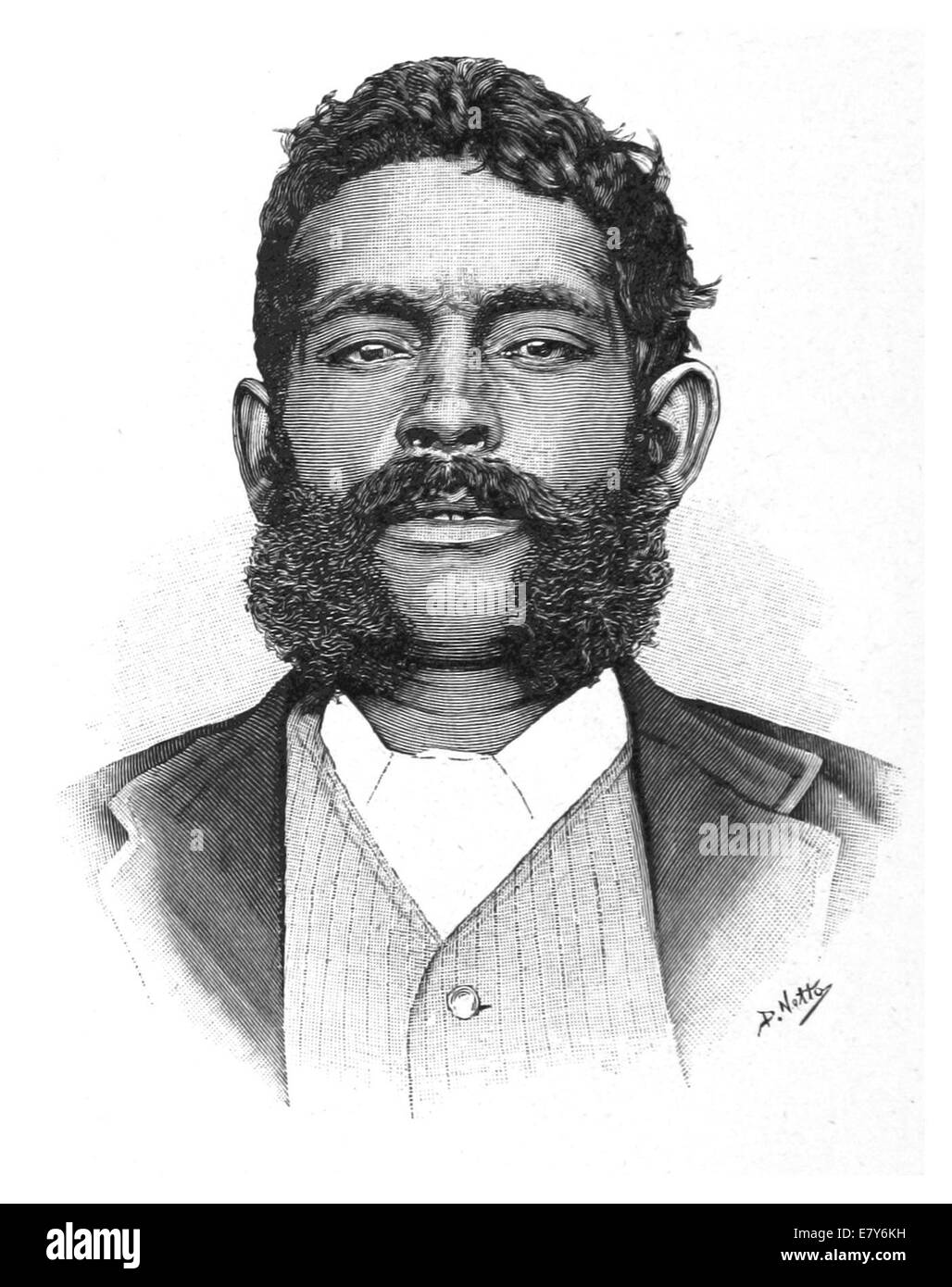 An 1892 illustration from Coelho’s work, 'Typo Physico dos Ciganos ...