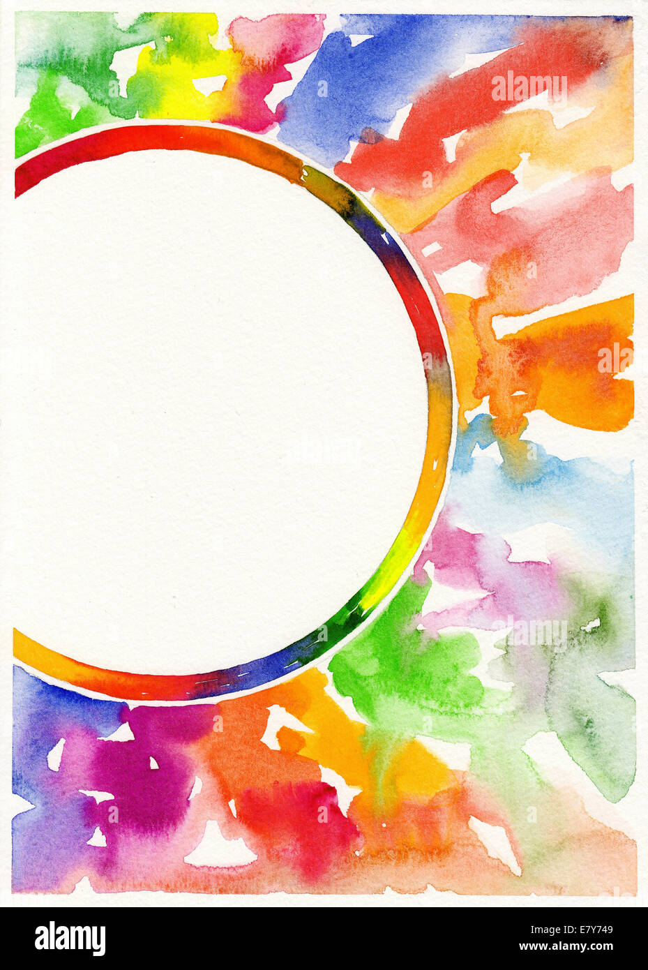 abstract watercolor painting background Stock Photo - Alamy