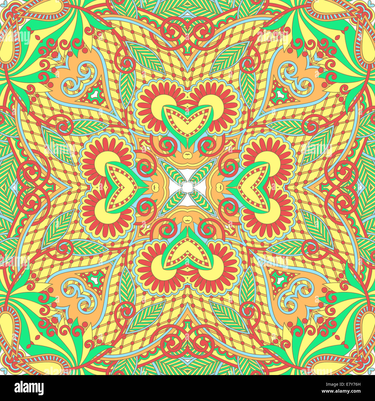 original retro paisley seamless pattern Stock Photo - Alamy