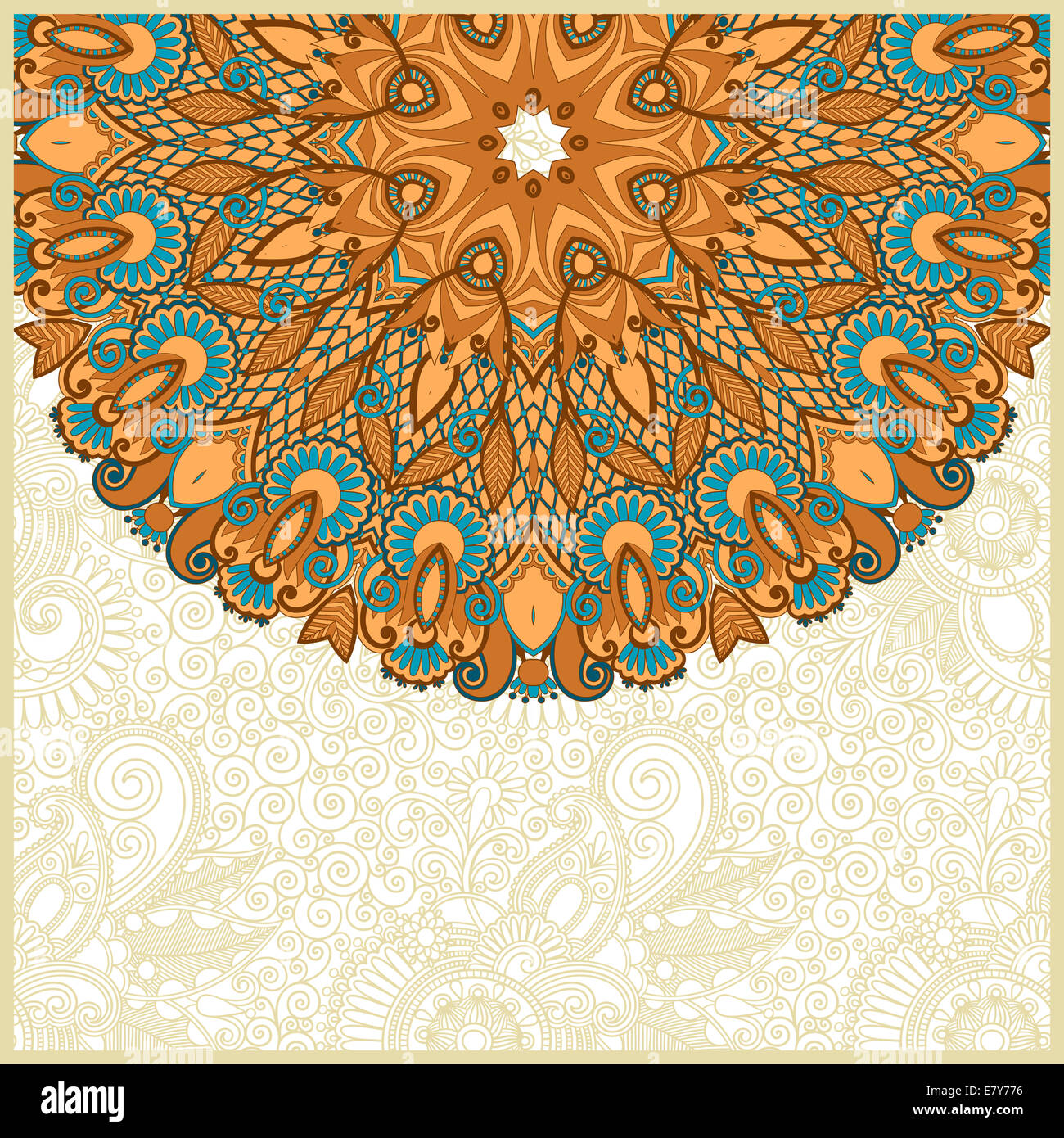 ornate card announcement Stock Photo - Alamy