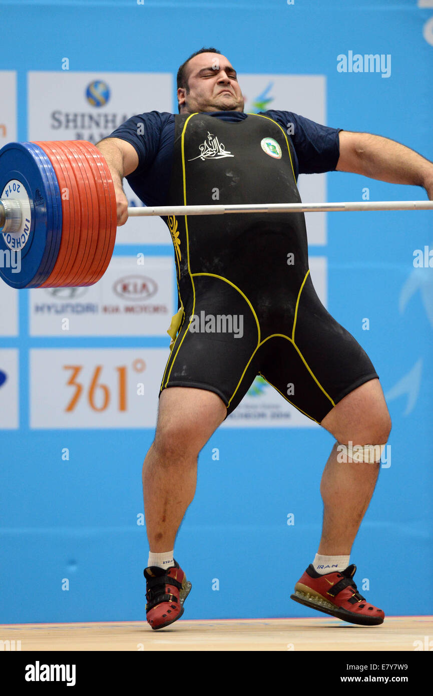 Incheon, South Korea. 26th Sep, 2014. Salimikordasiabi Behdad of Iran ...
