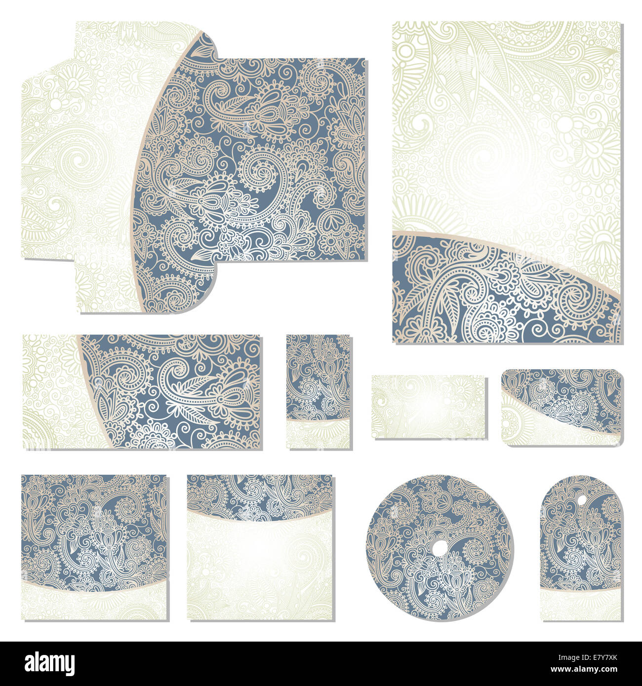 Business style templates hi-res stock photography and images - Alamy