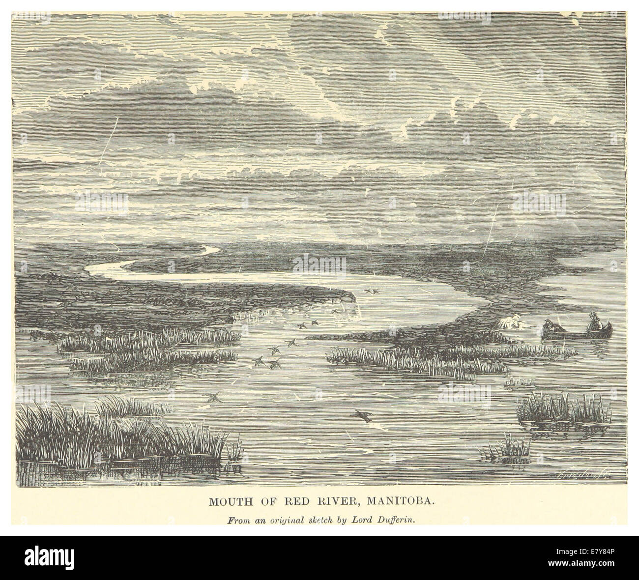 Manitoba old map hi-res stock photography and images - Alamy