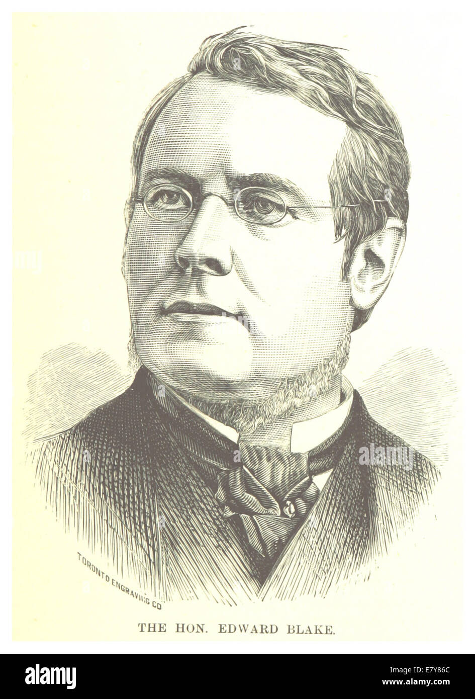 This 1881 illustration by Dent features Edward Blake, a significant ...