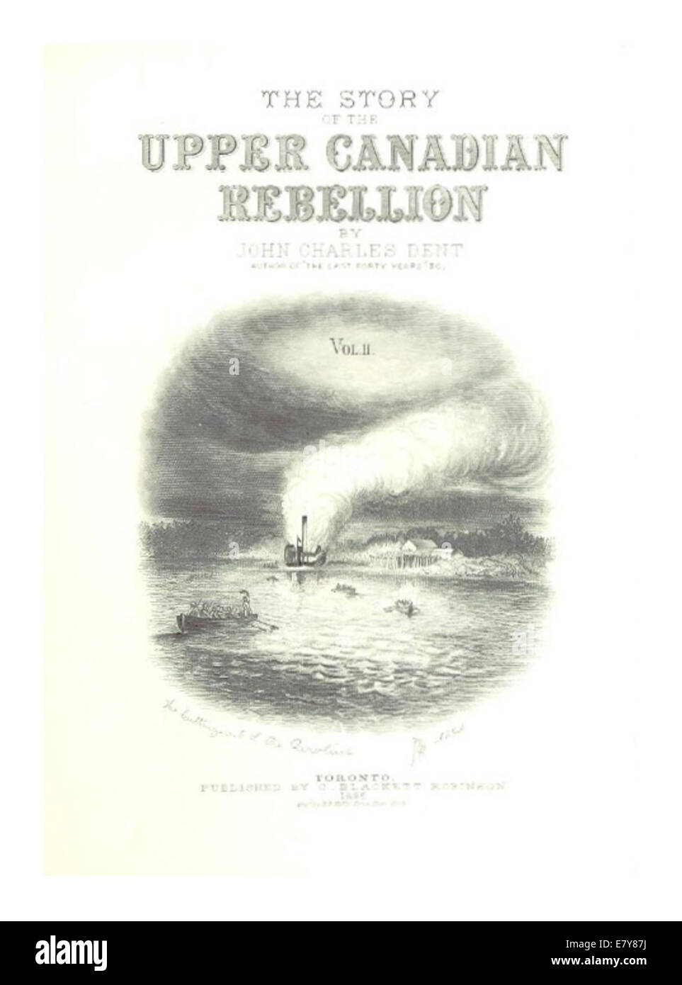 This 1885 illustration by Dent features a detailed map or sketch, part ...