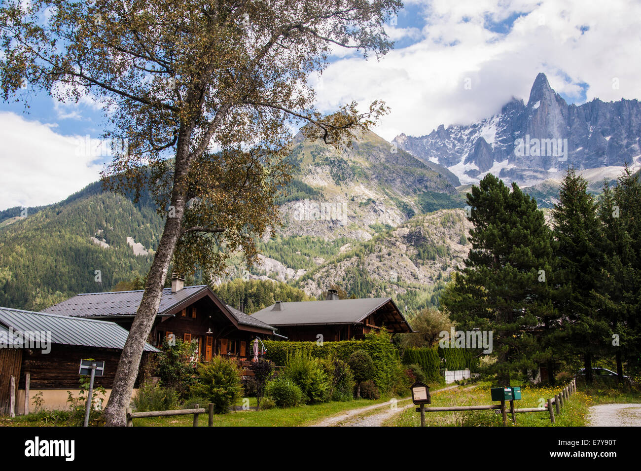 les praz,chamonix,haute savoie,france Stock Photo - Alamy