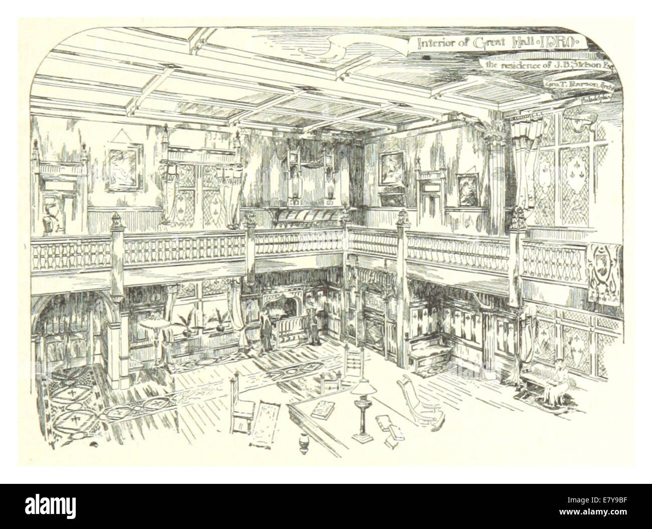 Old great hall Cut Out Stock Images & Pictures - Alamy