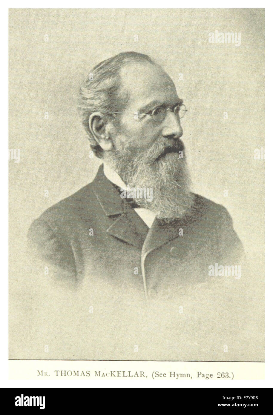 An 1892 illustration of Thomas MacKellar in Germantown, a historical ...