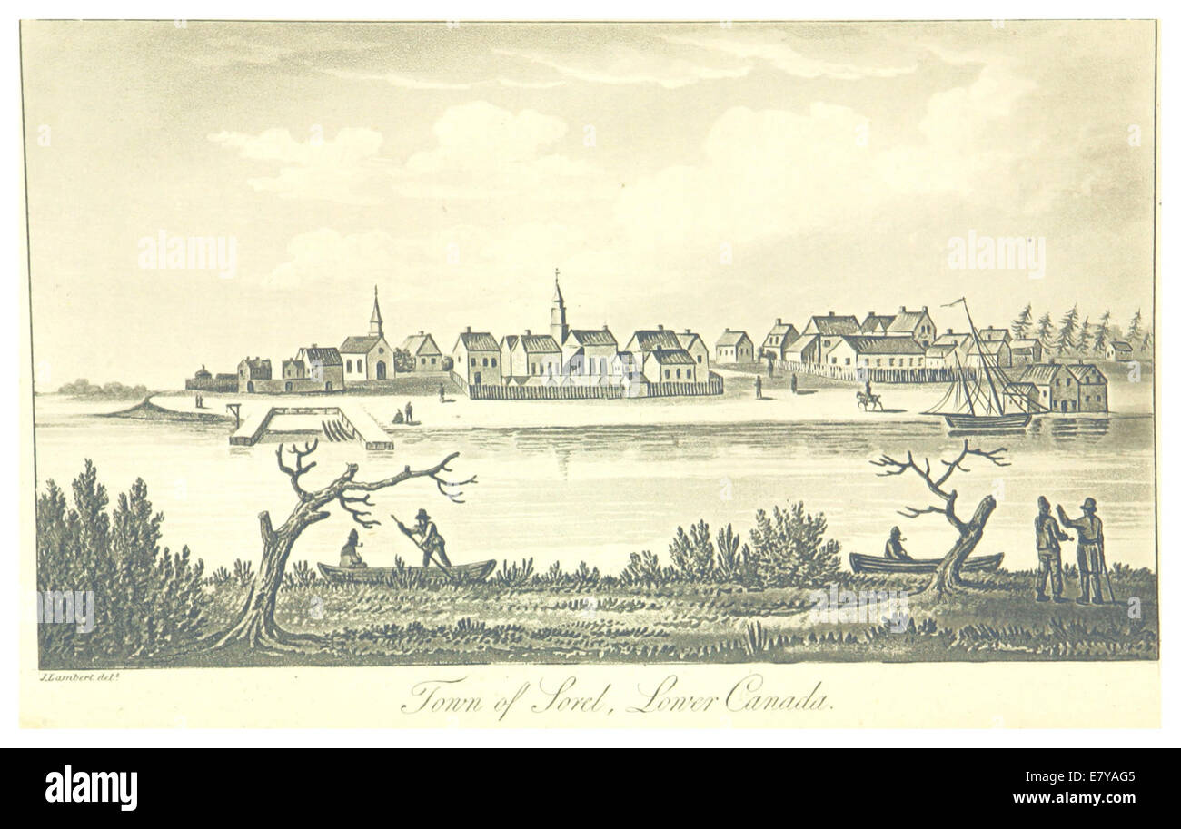 Lower canada map hi-res stock photography and images - Alamy