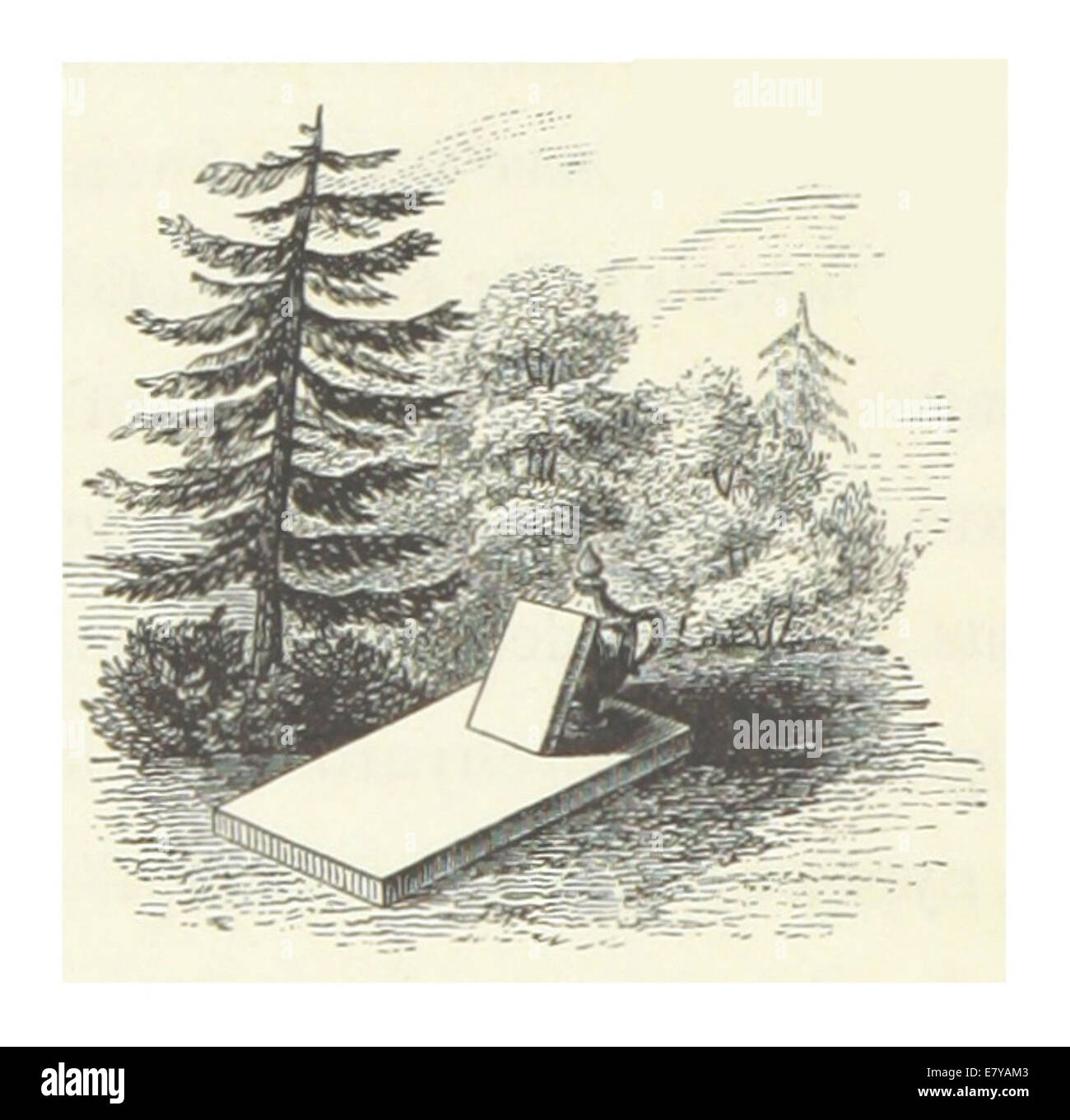 This 1844 illustration from LHC depicts various historical subjects ...