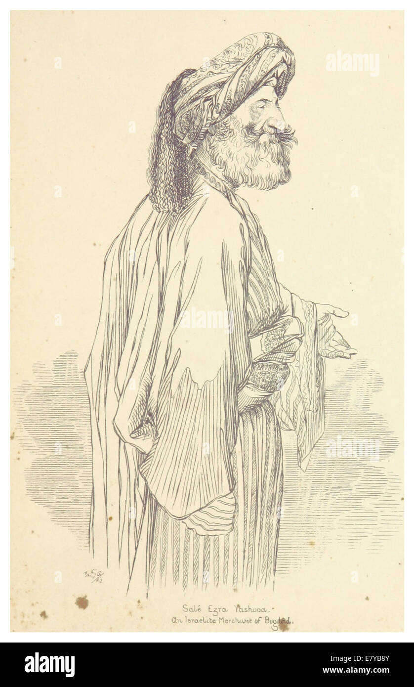 This illustration from *Oriental Heads* depicts Ezra Yashooa, an ...