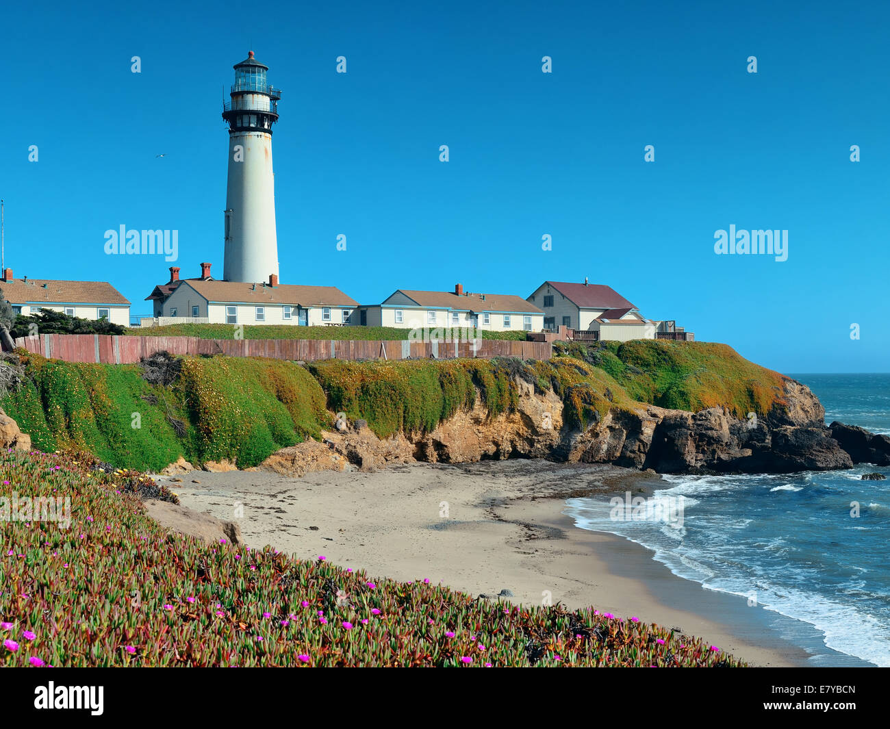 Pigeon Point lighthouse in Big Sur California Stock Photo - Alamy