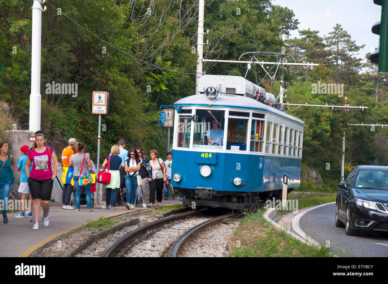 Trieste–Opicina tramway is an unusual hybrid tramway and funicular ...