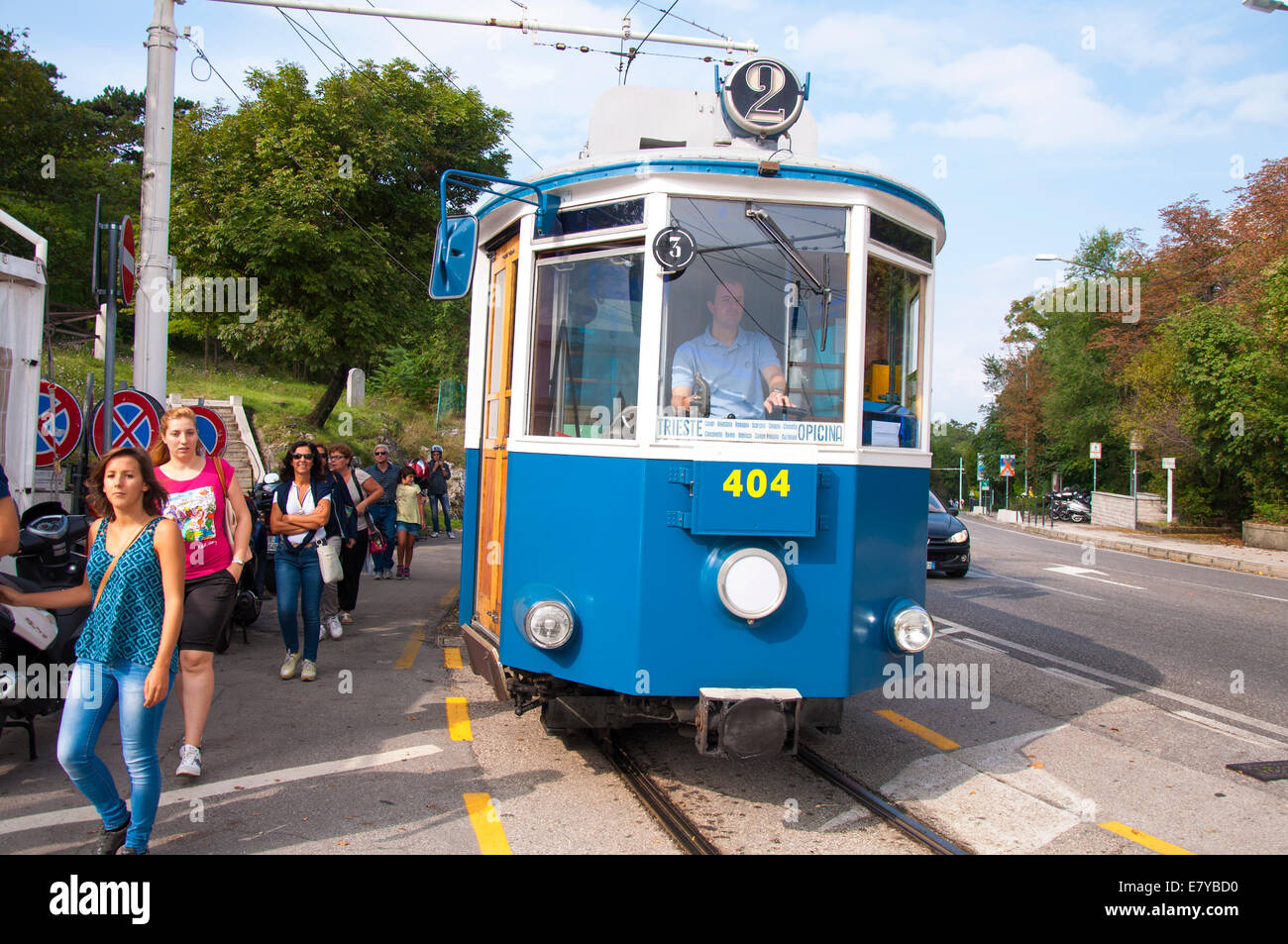 Trieste–Opicina tramway is an unusual hybrid tramway and funicular ...