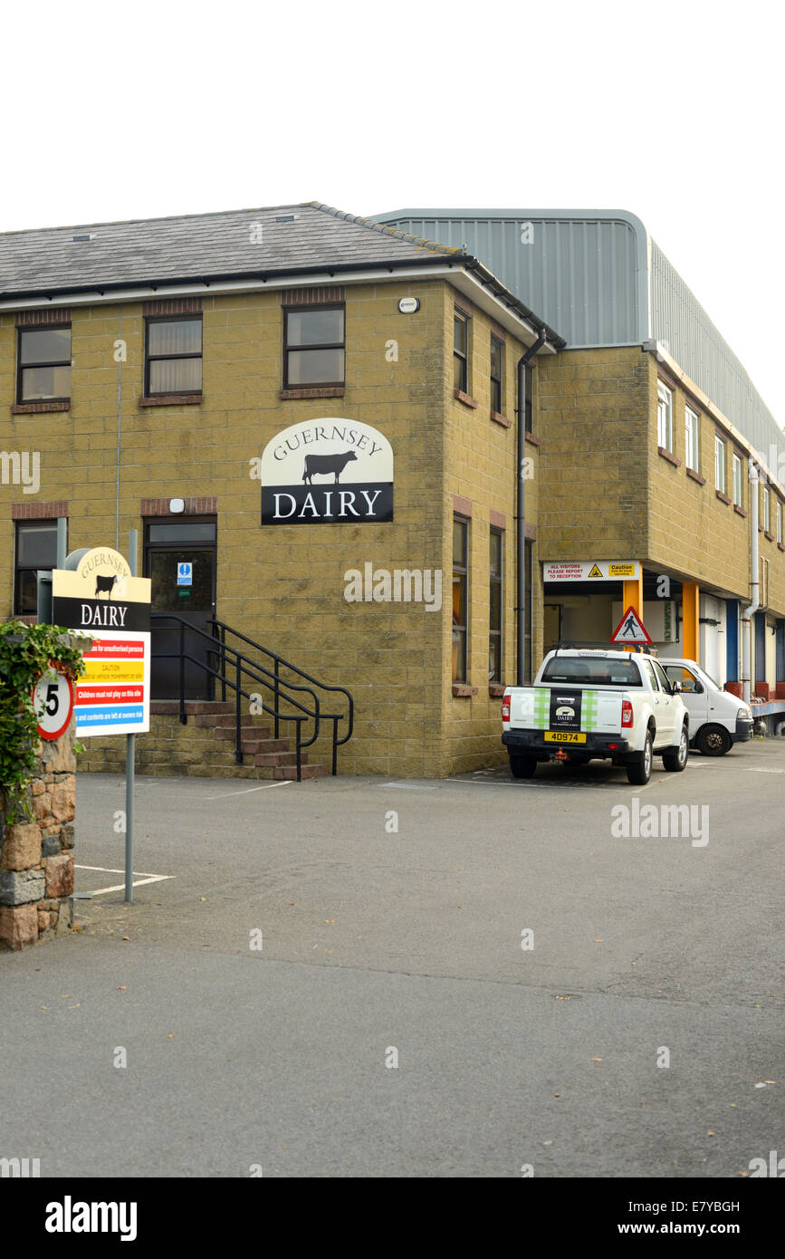Guernsey Dairy, Guernsey, Channel Islands, GB Stock Photo - Alamy