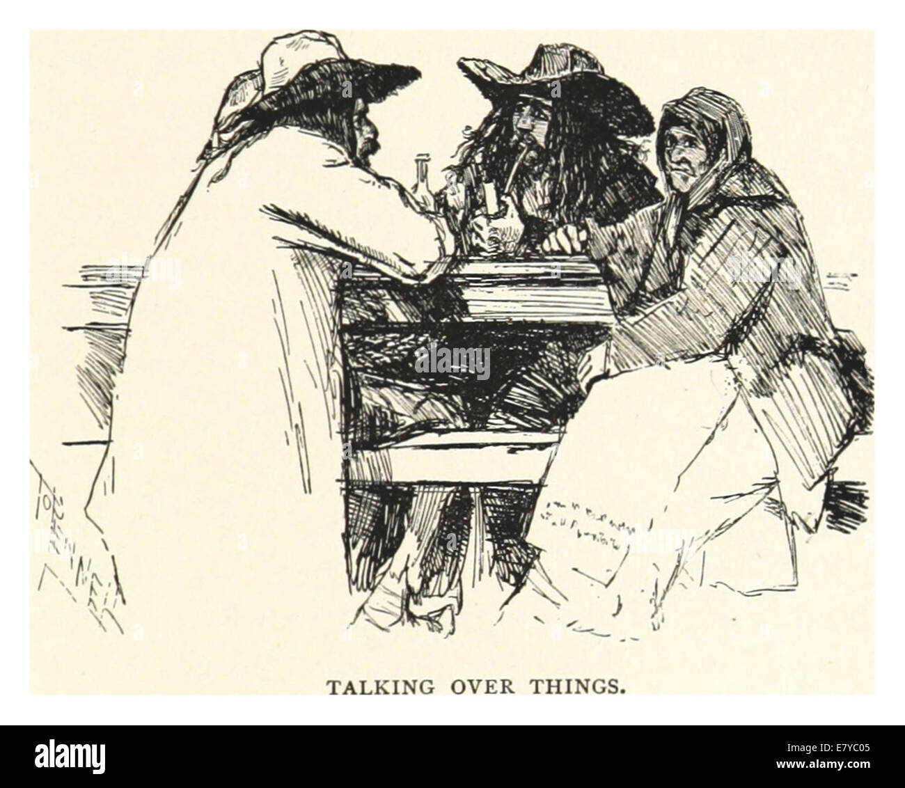 Talking things over hi-res stock photography and images - Alamy