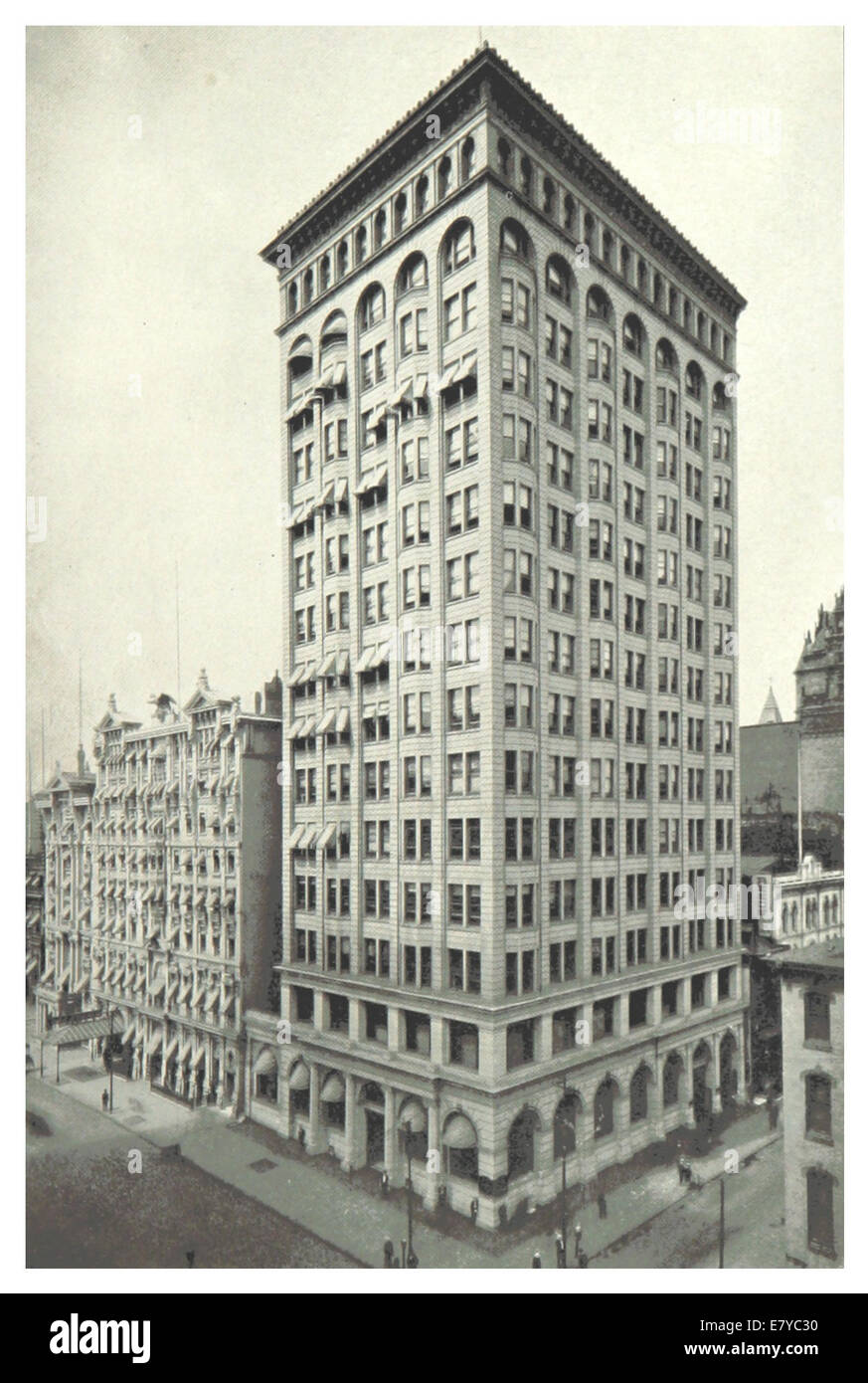 This 1897 illustration depicts the Land Title and Trust Company ...