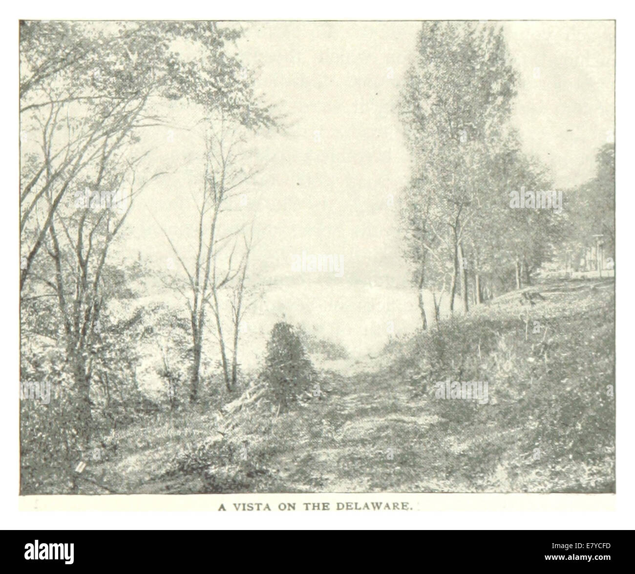 This 1893 sketch map from PRR illustrates the Delaware River, showing ...