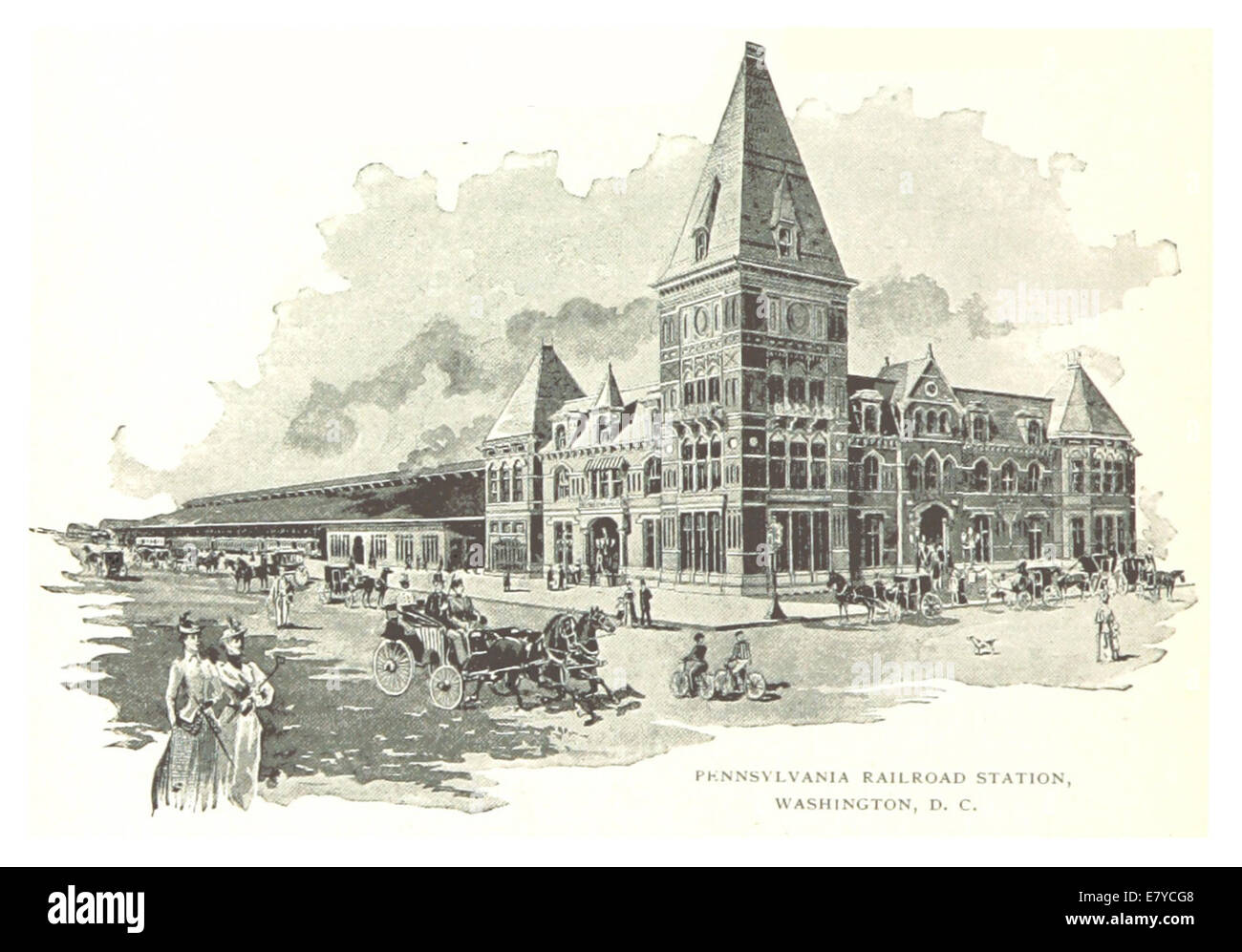 PRR(1893) p078 WASHINGTON D.C. - PRR-STATION Stock Photo - Alamy