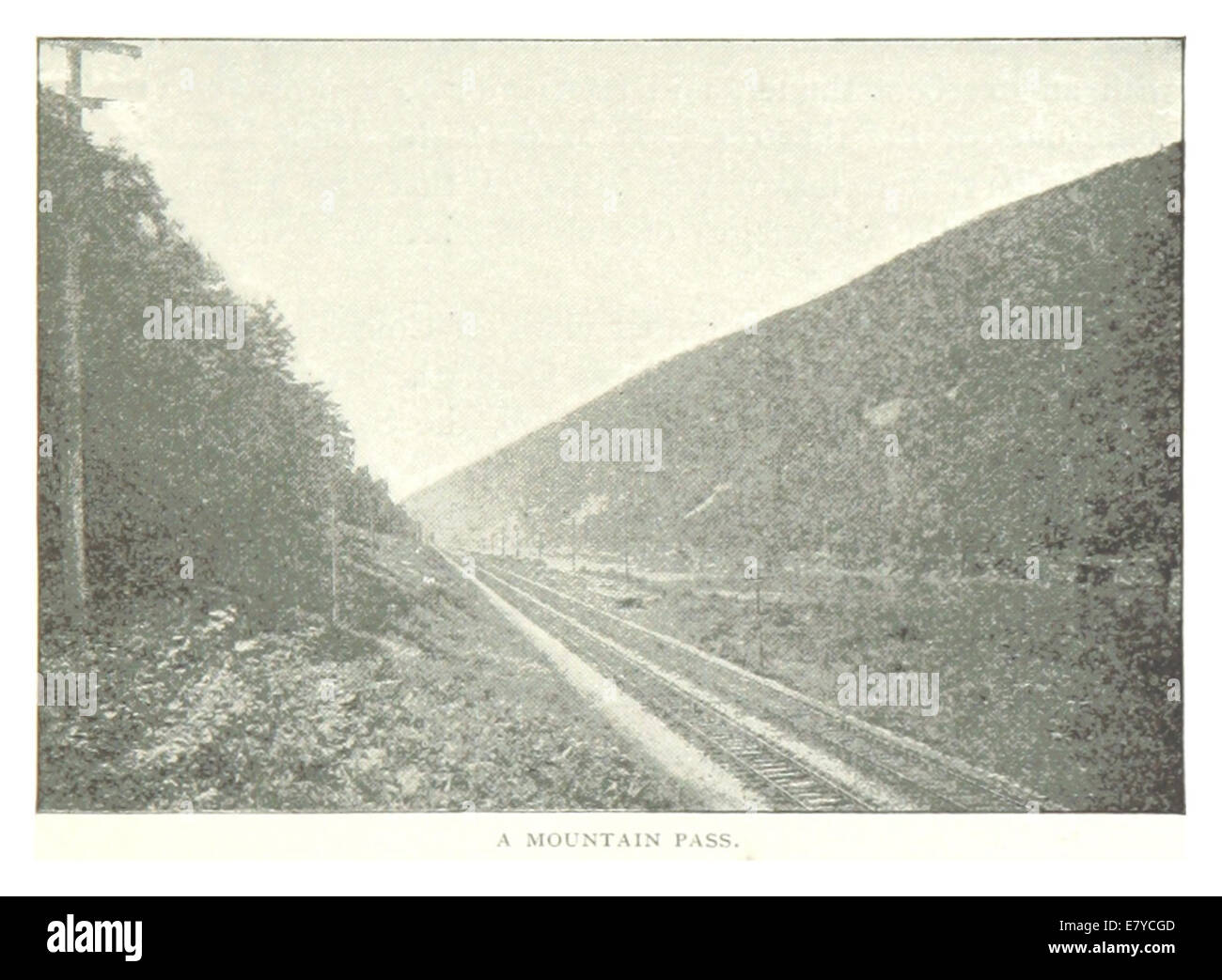 PRR(1893) p095 MOUNTAIN PASS Stock Photo - Alamy