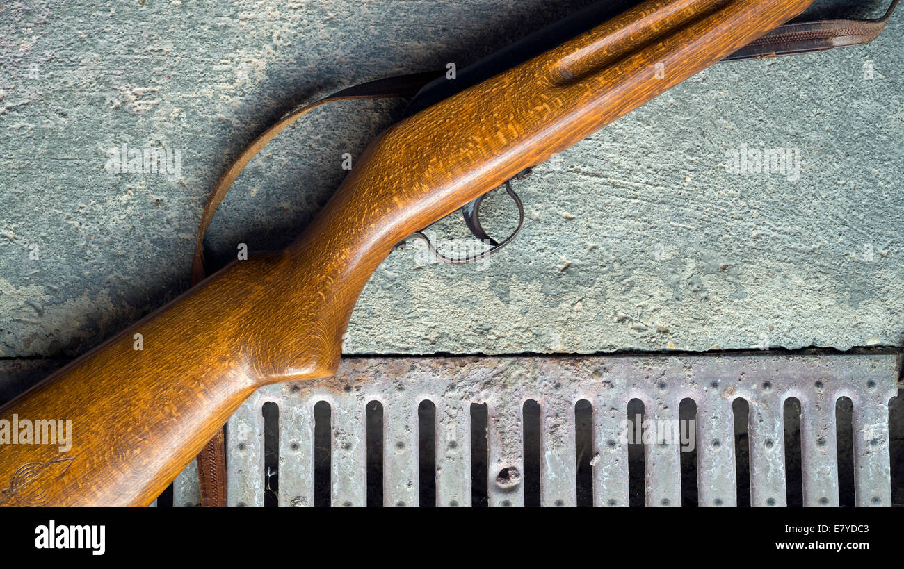 Old hunting rifle hi-res stock photography and images - Alamy