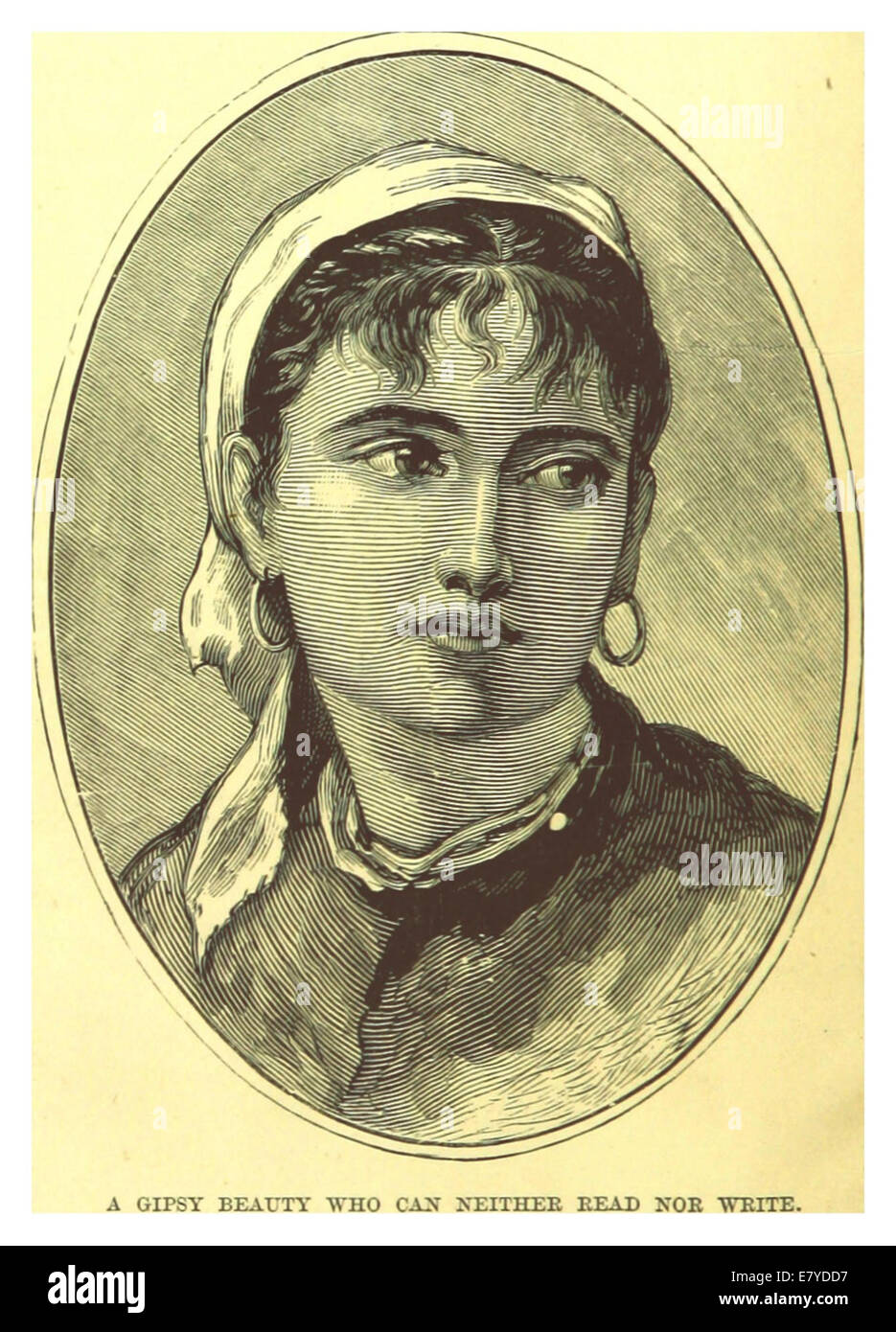 SMITH (1880) p024 illustrates a 'Gipsy Beauty,' capturing a portrait of ...