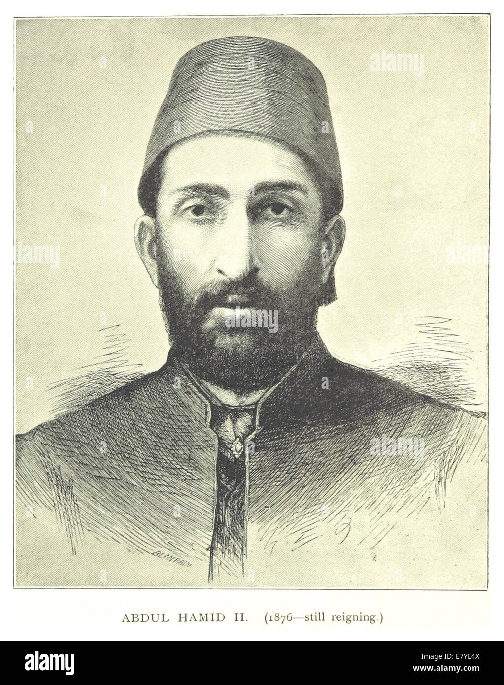 SPRY(1895) p344 - ABDUL HAMID II. (1876 Stock Photo - Alamy