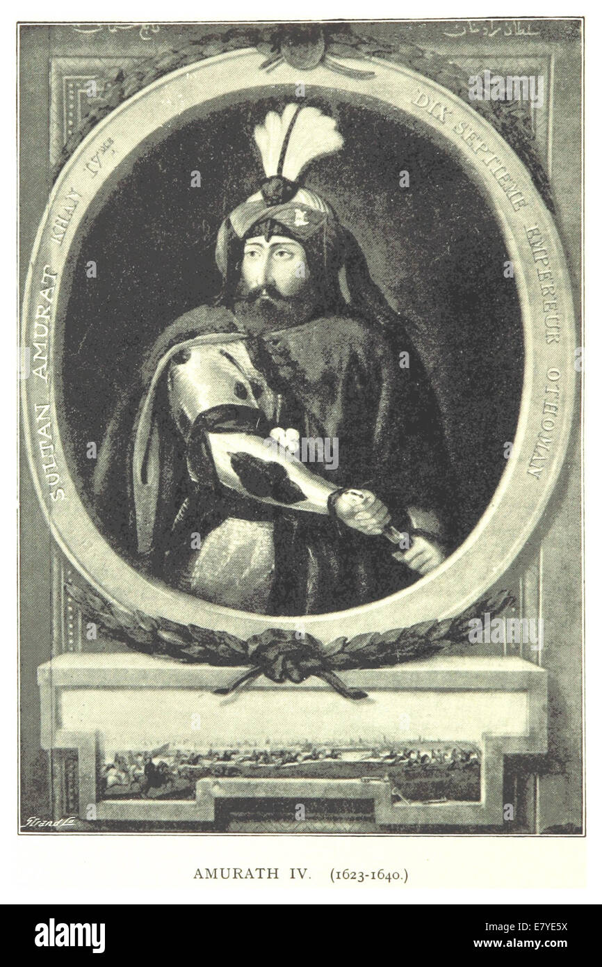 This illustration from Spry’s 1895 work depicts Amurath IV, the Ottoman ...