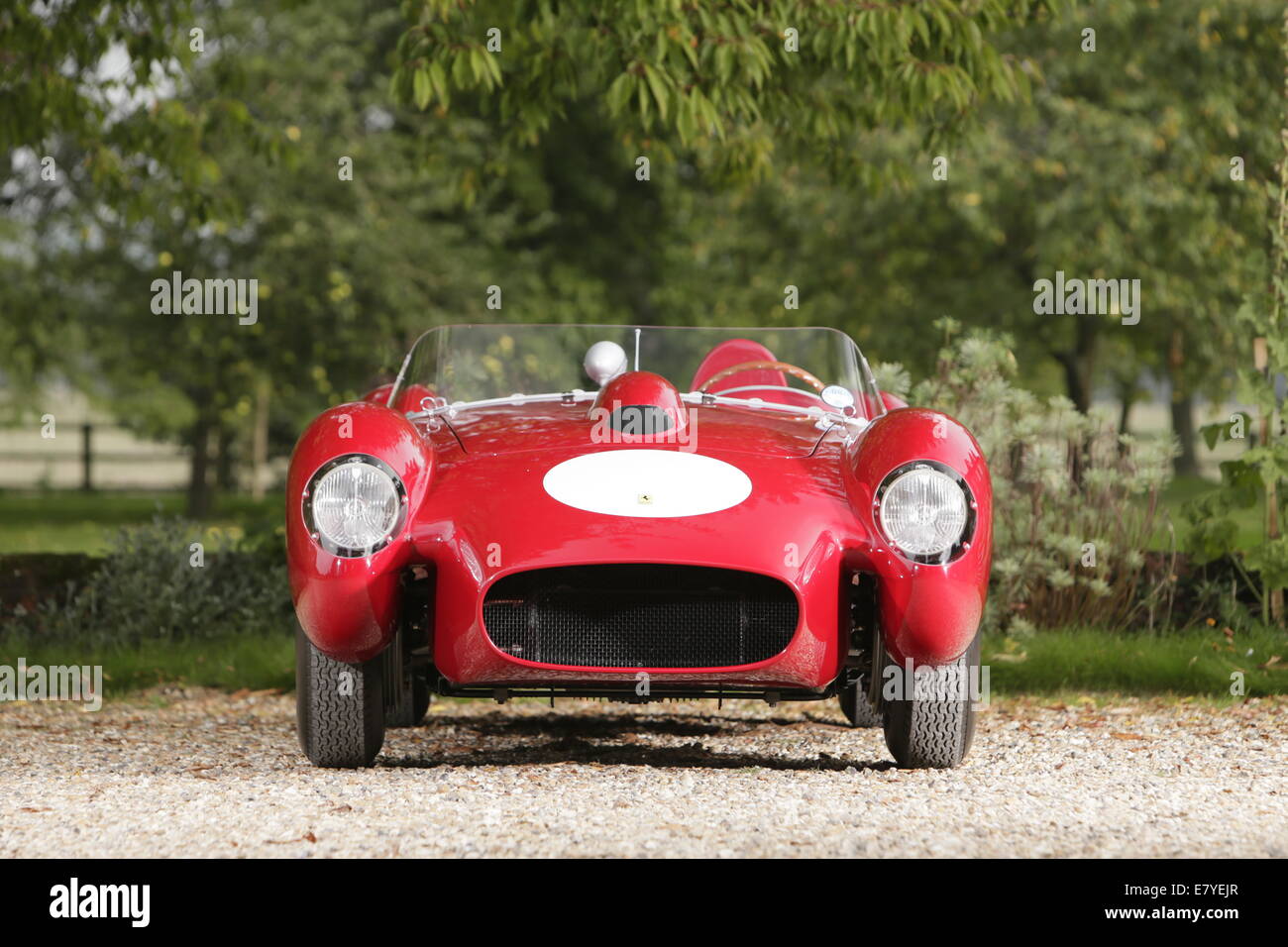 1958 Ferrari pontoon fender testarossa Stock Photo - Alamy
