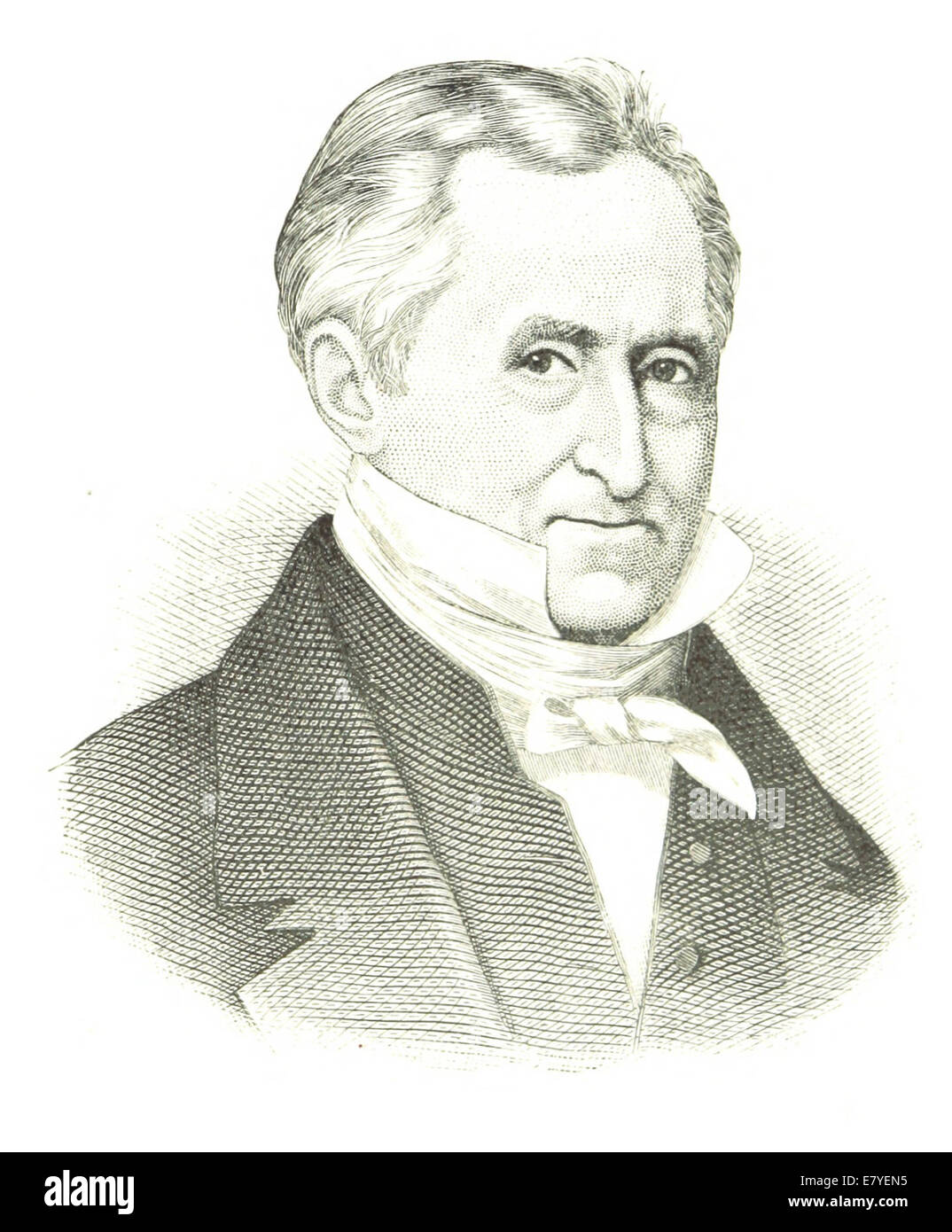 An 1882 illustration by Sulte of Denis-Benjamin Viger, likely depicting ...