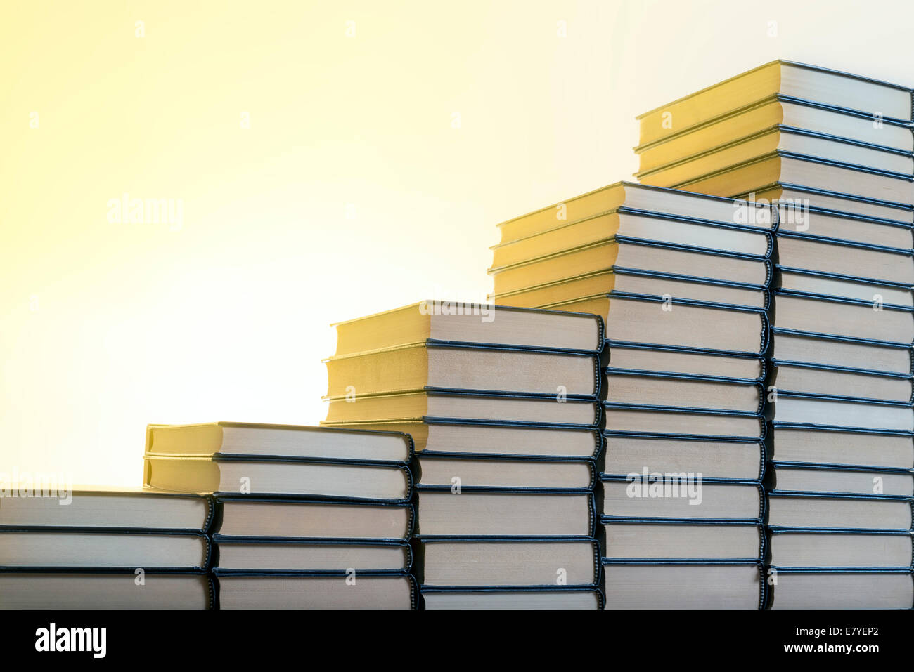 Staircase made of books Stock Photo - Alamy