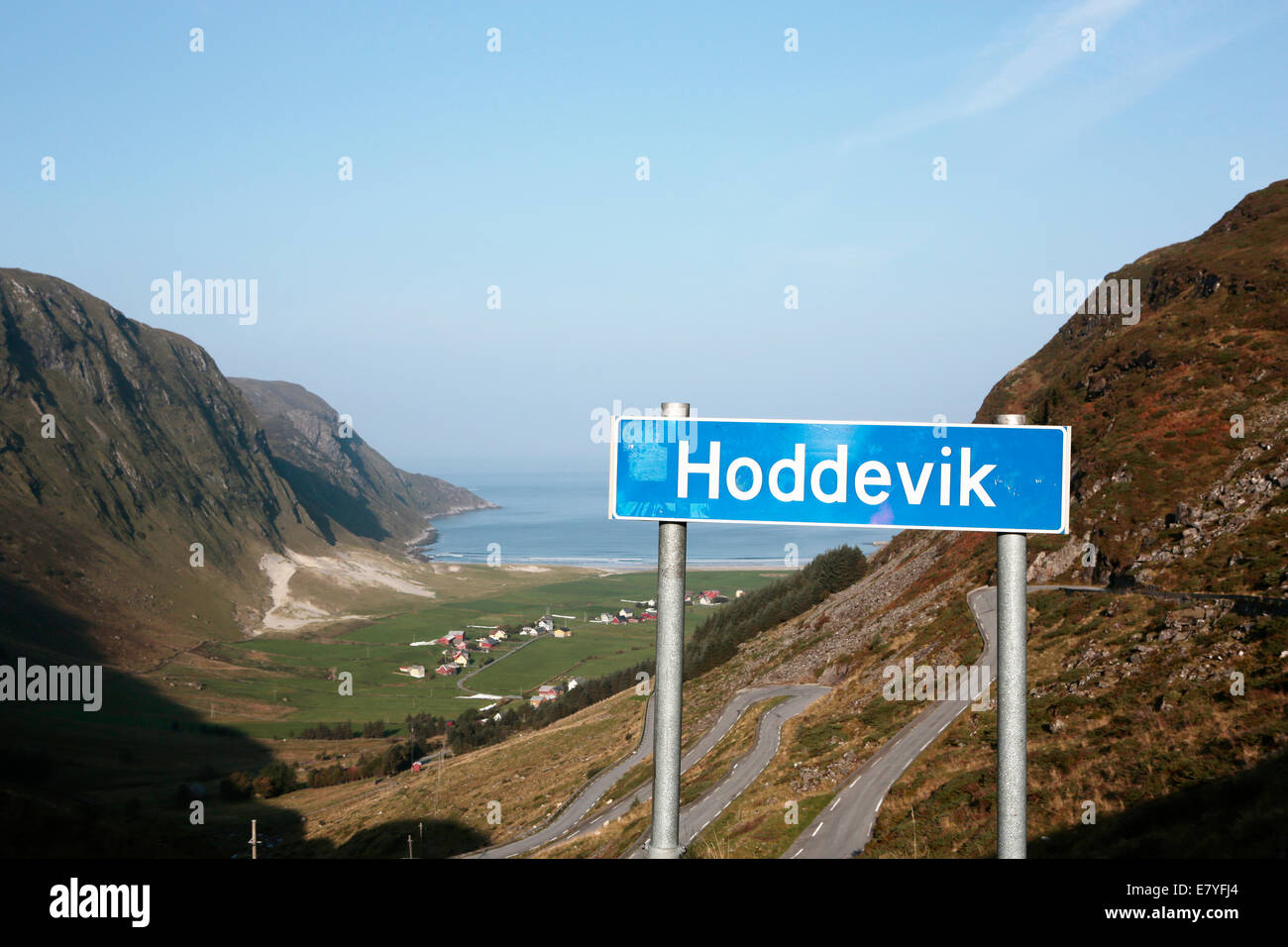 Hoddevik Norway surfing holiday Stock Photo - Alamy