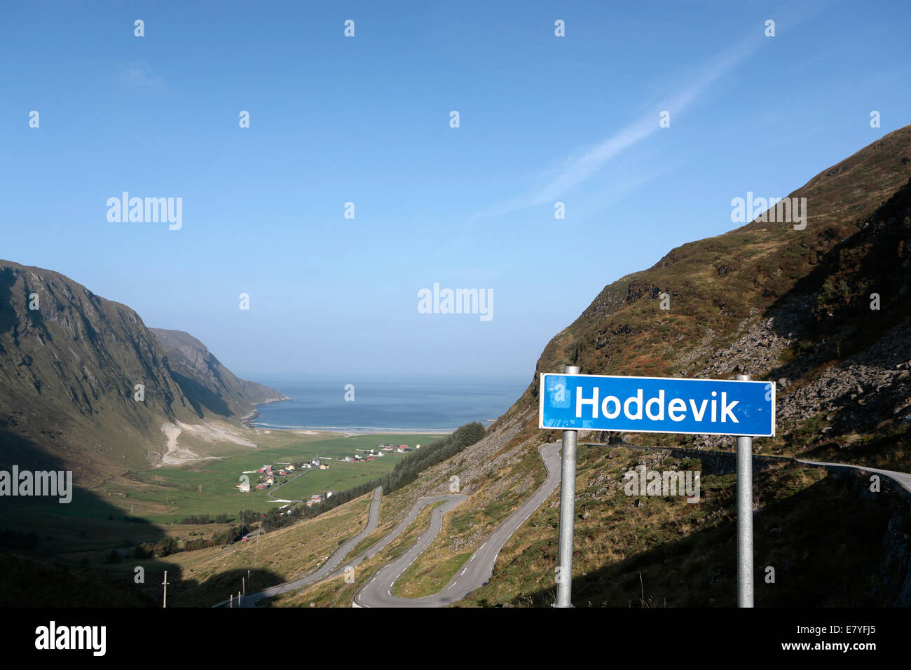 Hoddevik Norway surfing holiday Stock Photo - Alamy