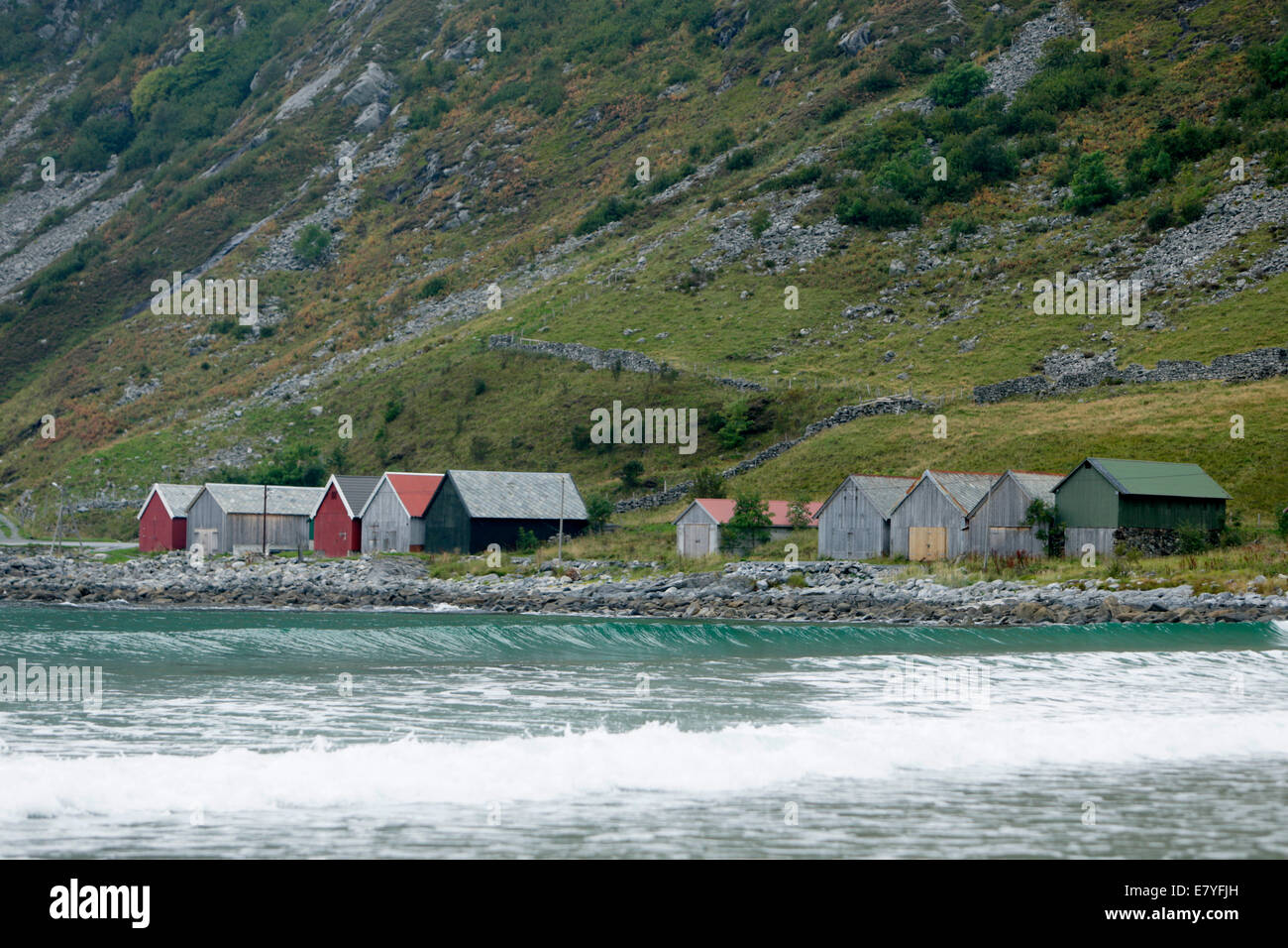 Hoddevik Norway surfing holiday Stock Photo - Alamy